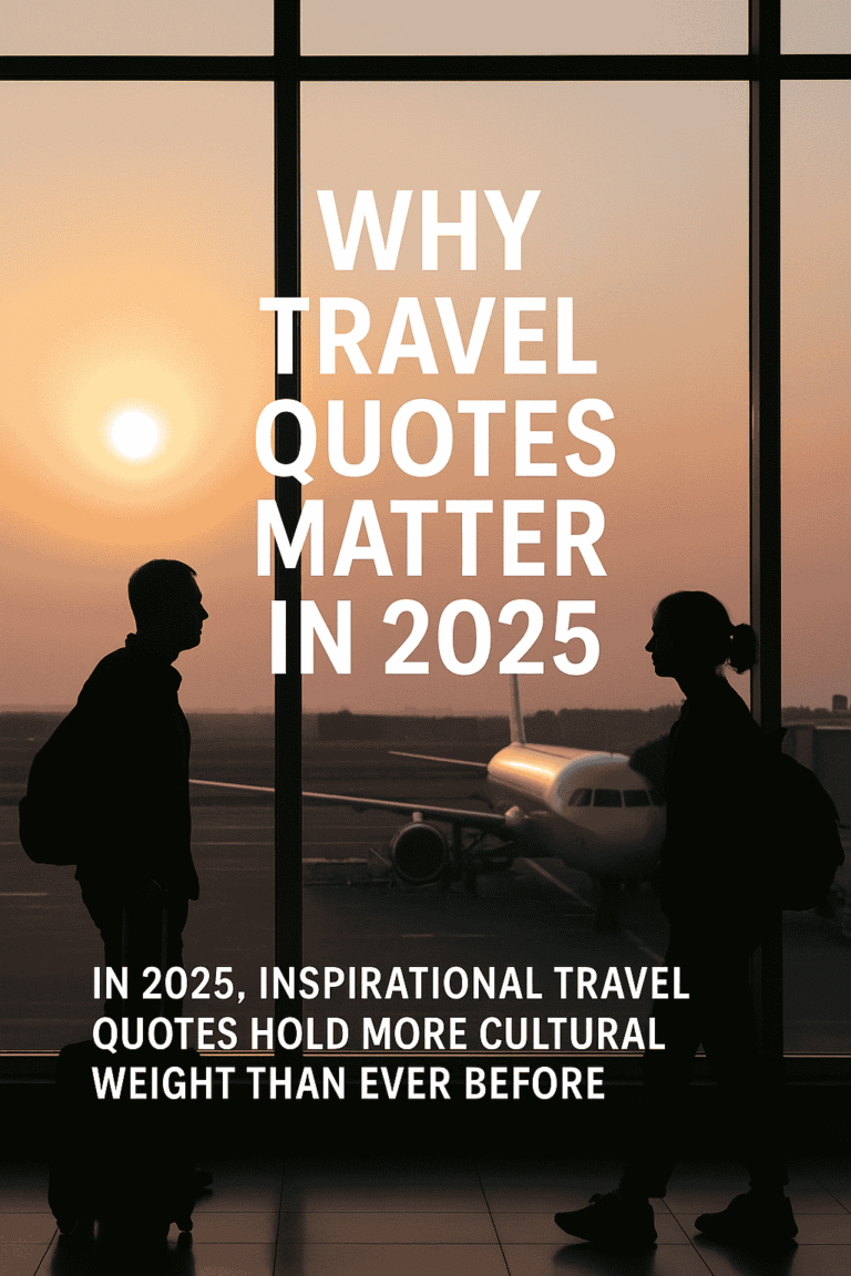 150 Short Unique Travel Quotes 2025 For Instagram